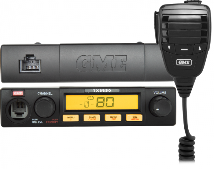 5 Watt Compact Remote Head UHF CB Radio with ScanSuite – TX3520S ...